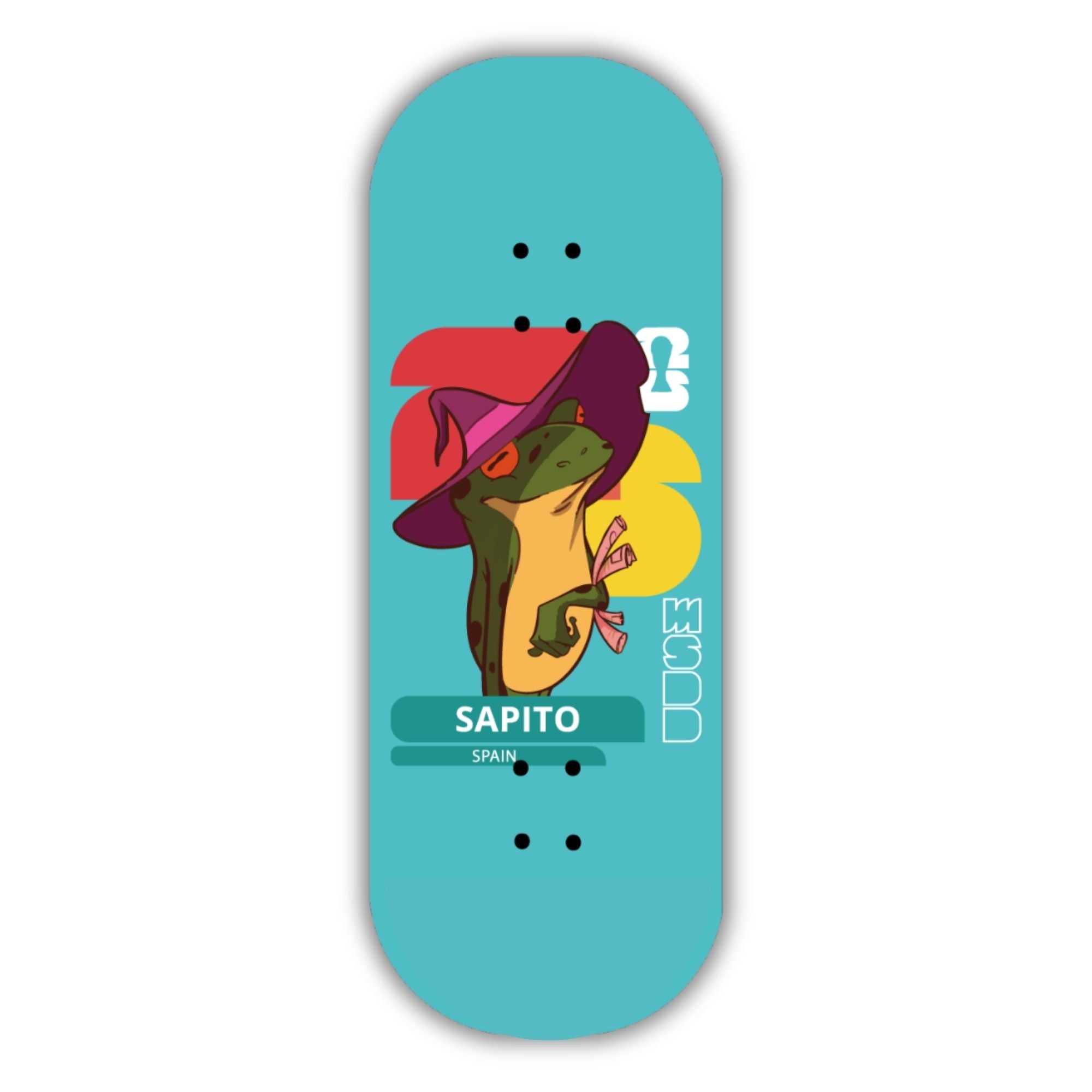 Deck Figurinhas - SAPITO – Meu Skate de Dedo